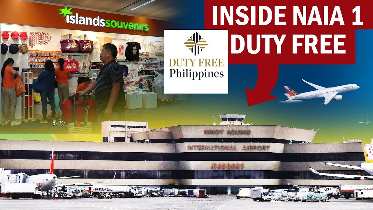 INSIDE NAIA Terminal 1 Ninoy Aquino National Airport | Duty Free Shops ...