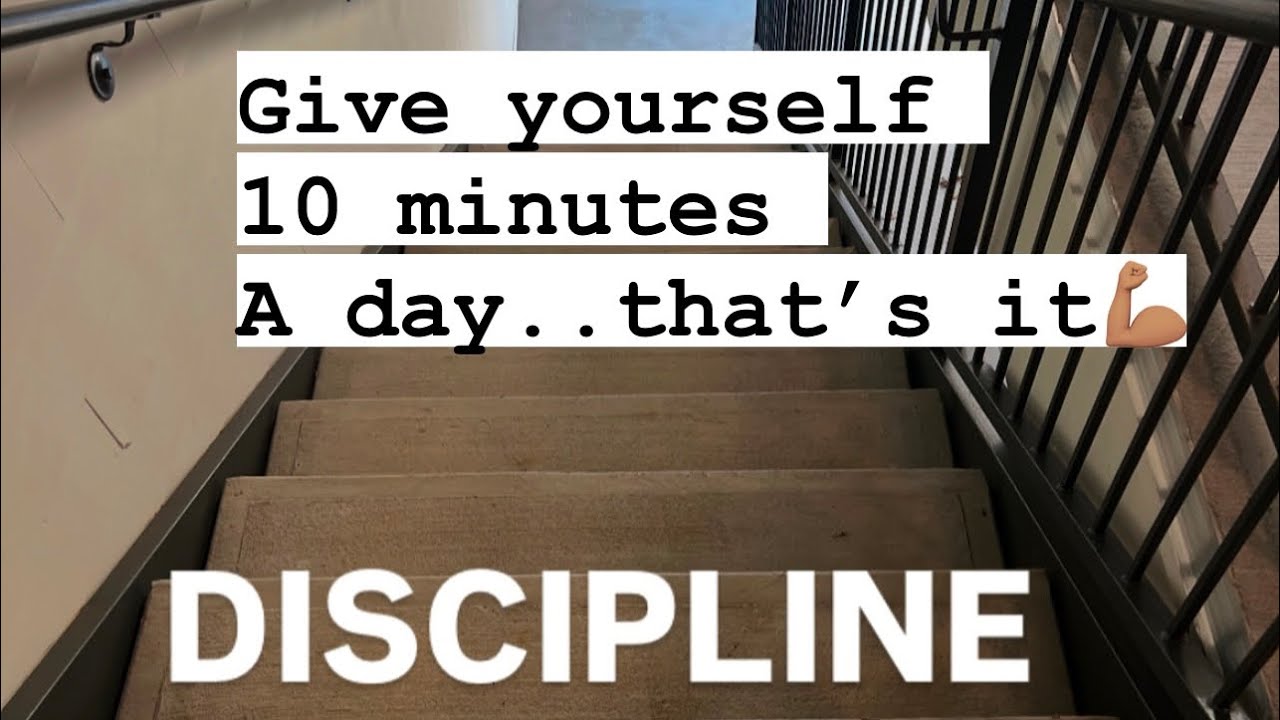Day 4 of becoming Disciplined | Mindset changes everything - YouTube
