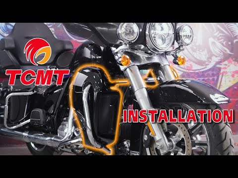 TCMT丨Install The Crash Bar & Lower Vented Fairing With Mr. Wen 🔥 - YouTube