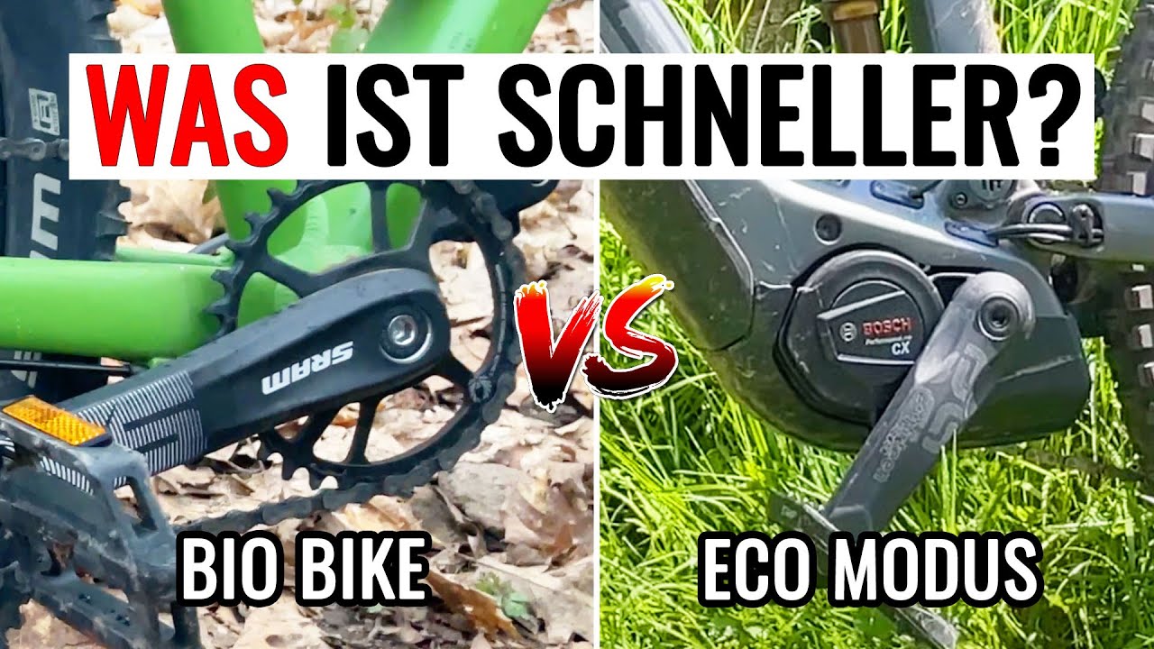 E-Bike ECO Modus VS Bio Bike - Was ist schneller im Uphill? - YouTube