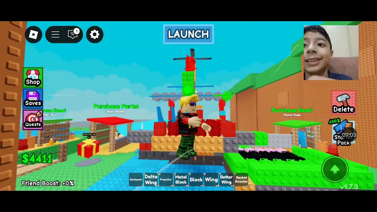 Playing build a plane in Roblox part 2 or 3 - YouTube