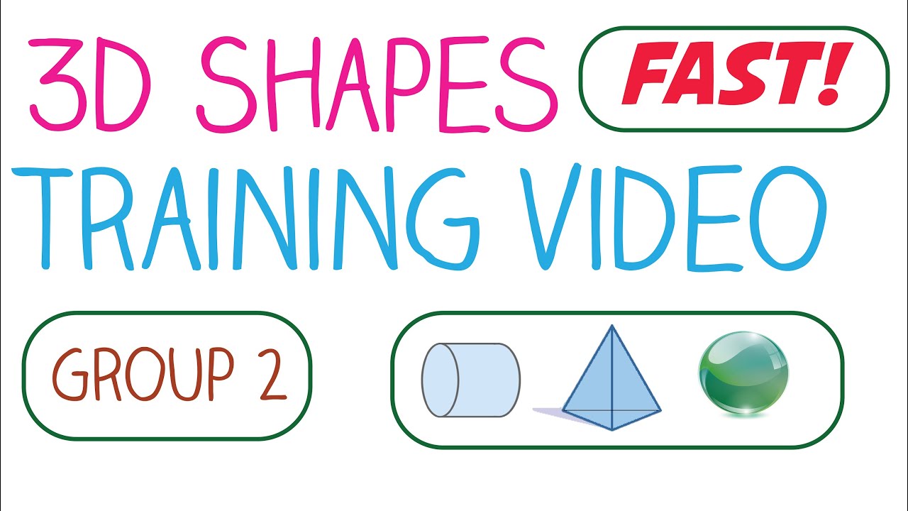 3D shape Training - Group 2 - Fast Speed! - YouTube