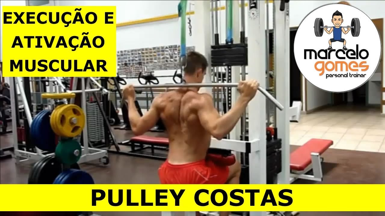 Pulley Costas - Puxada por Trás da Nuca - YouTube