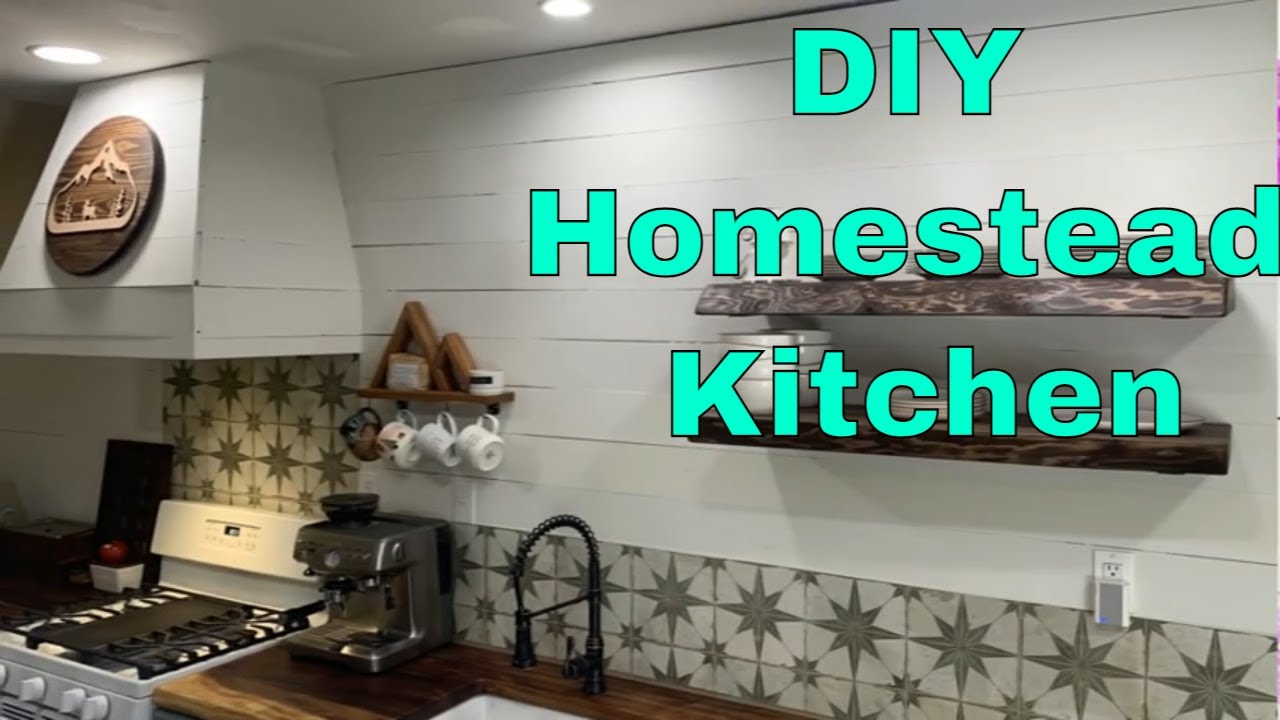 Making a DIY Homestead Kitchen - YouTube