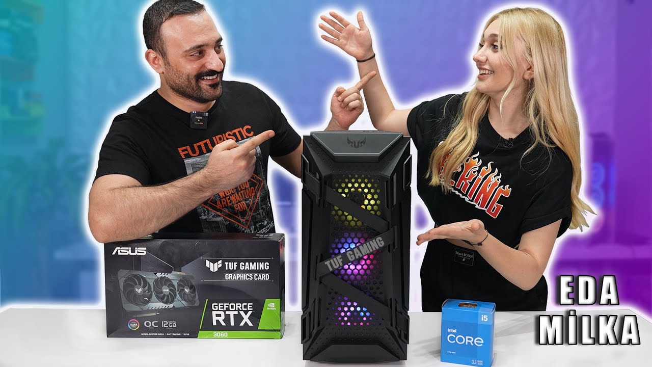 EDA MİLKA İLE CANLI YAYIN VE OYUN BİLGİSAYARI TOPLADIK - YouTube