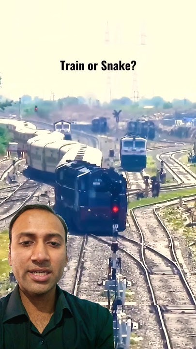 Train look like Snake 😍 ट्रेन साँप जैसी दिखती है #shorts #trending # ...