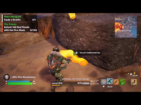 All 3 Locations for the EmberThorn Sap Kraken bossfight