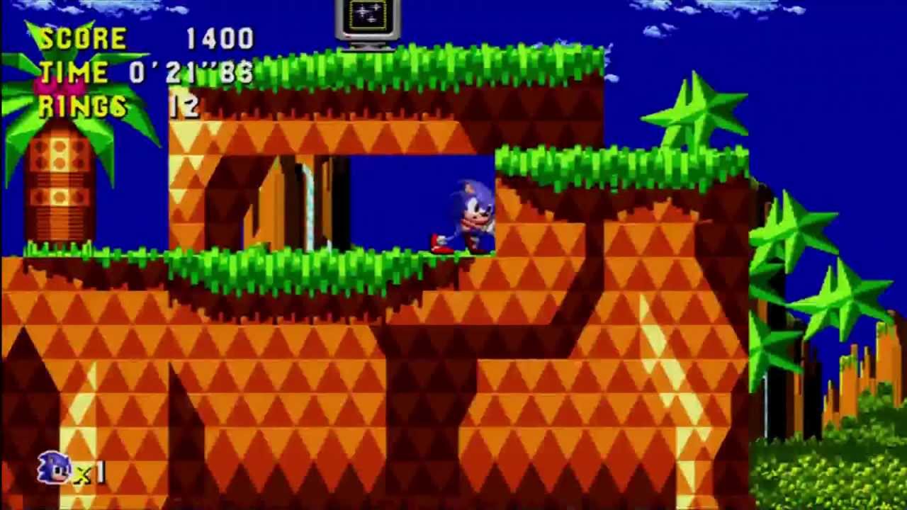 Sonic CD: Palmtree Panic Zone 2 (Sonic) [1080 HD] - YouTube
