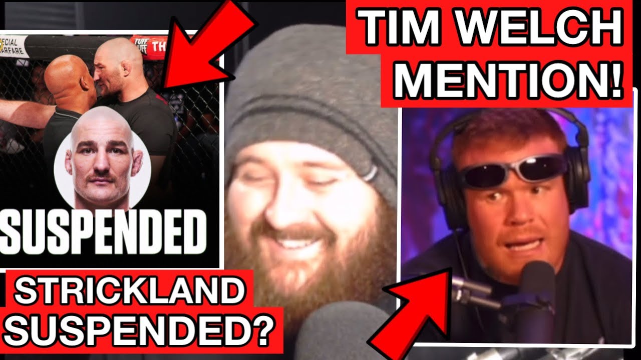 The MMA Guru REACTS To Sean Strickland SUSPENDED From UFC & Tim Welch ...