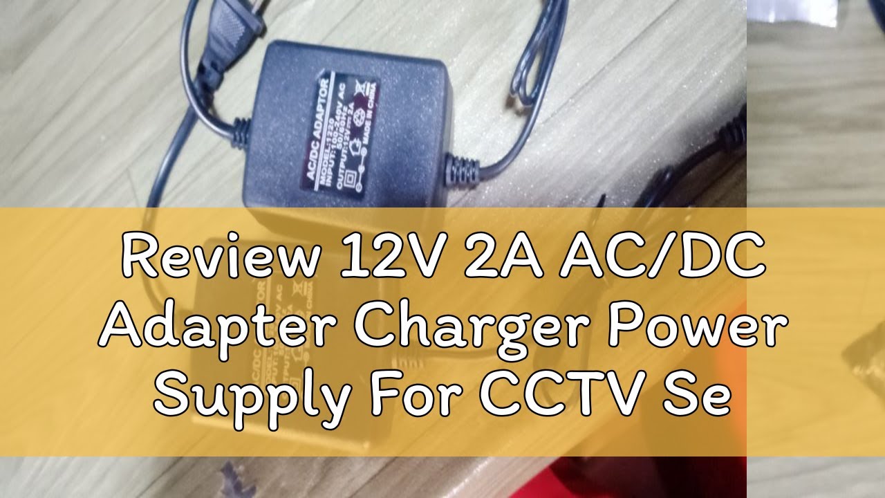 Review 12V 2A AC/DC Adapter Charger Power Supply For CCTV Security / TV ...
