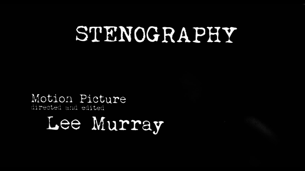 Stenography (Texas Experimental Art Film 2016) - YouTube
