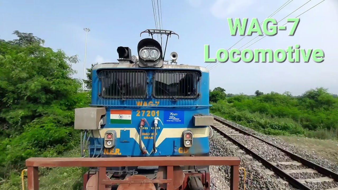 WAG-7 Locomotive Railway Engine - YouTube