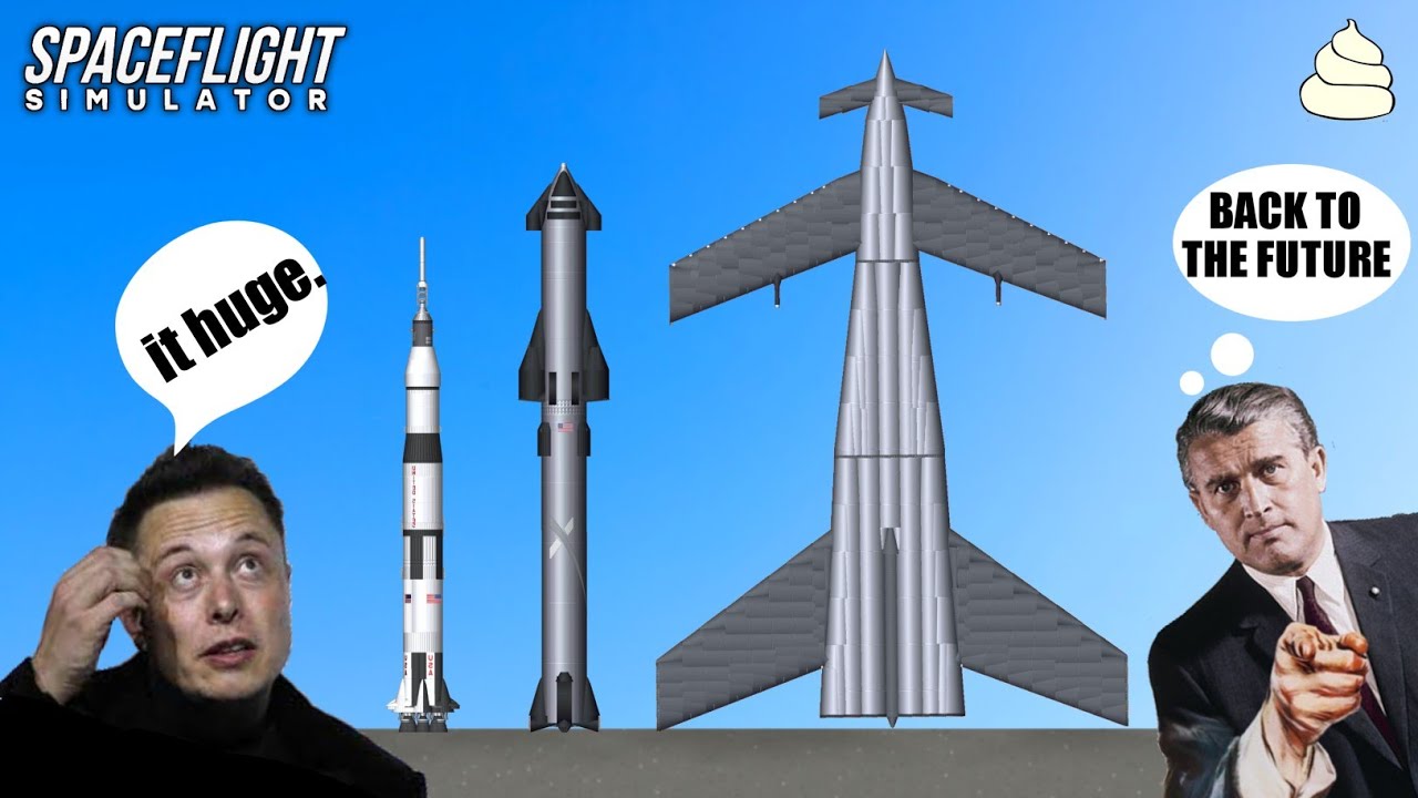 Von Braun's Ferry Rocket Launch to Space Station in Spaceflight ...