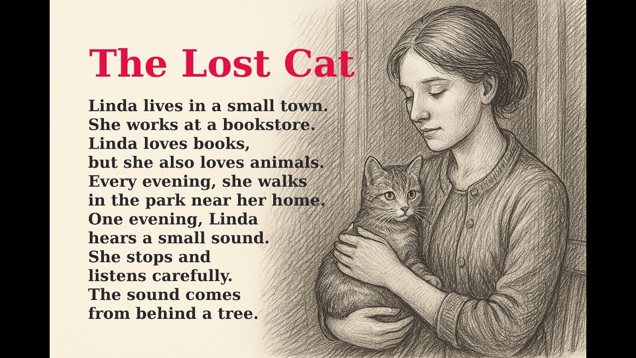 The Lost Cat | Learn English with Simple Stories (A1–A2) | Emotional ...