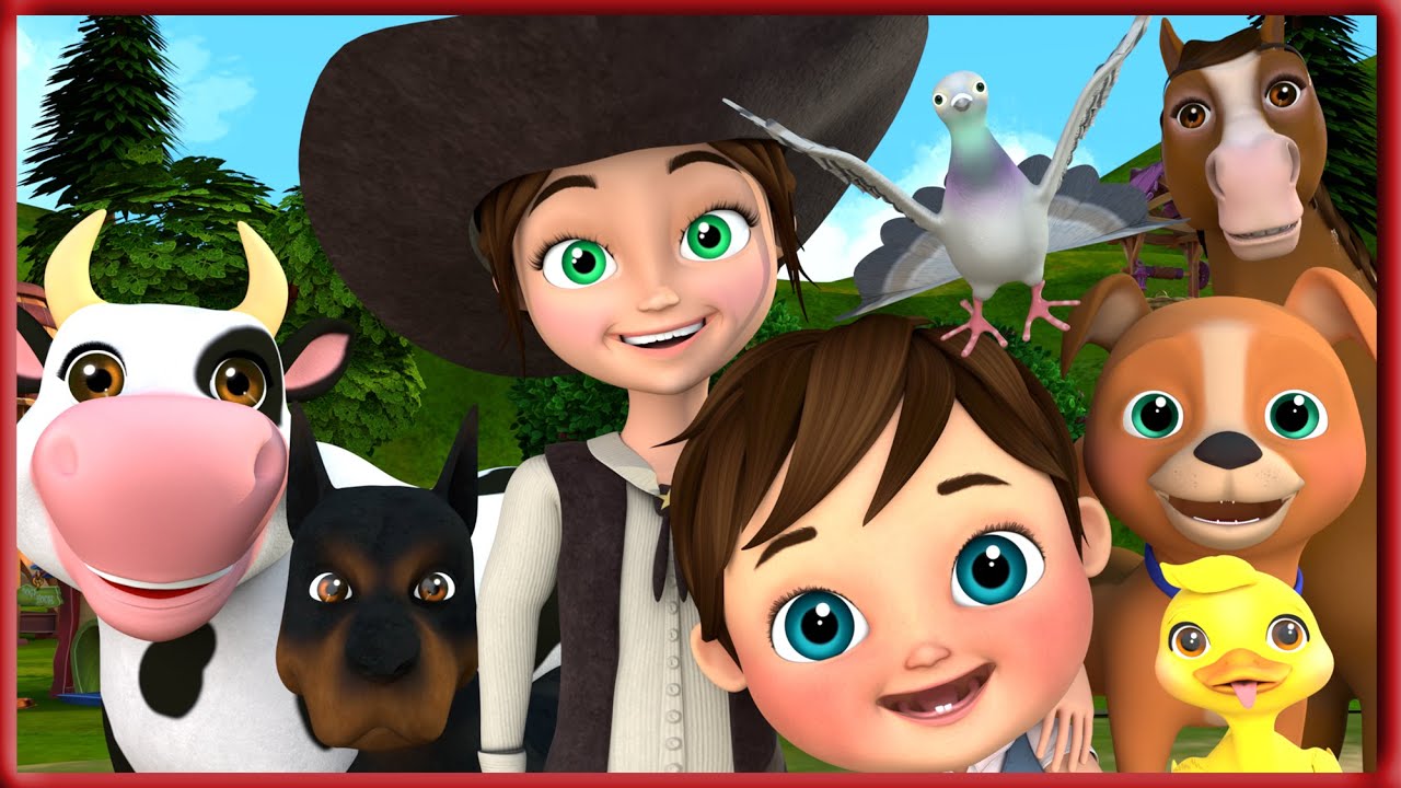 Old MacDonald Had a Farm - Banana Cartoon Nursery Rhymes & Kids Songs ...