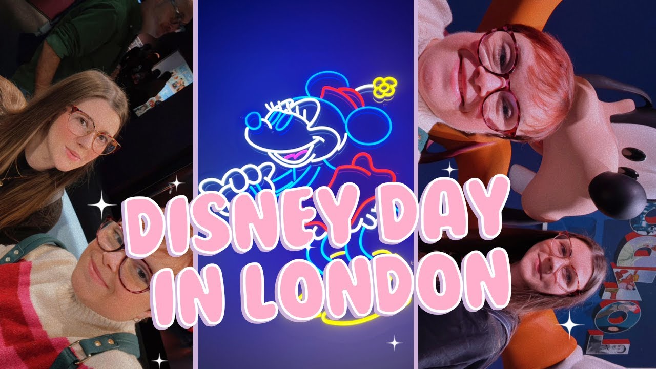 DISNEY 100 EXHIBITION | London, Disney store and lunch in the O2 - YouTube