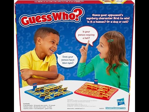 Amazon com Hasbro Gaming Guess Who Board Game, with People and Pets ...