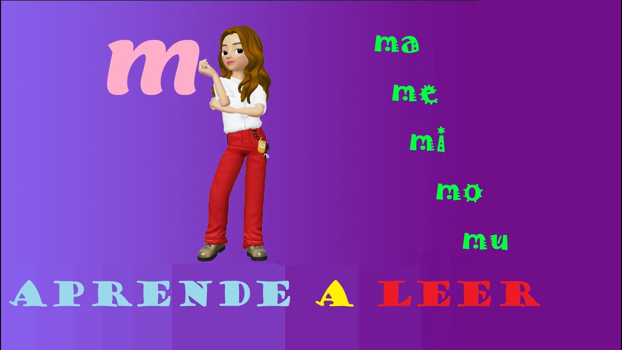 Lección 1 | Aprendamos a leer | Con la letra m - YouTube