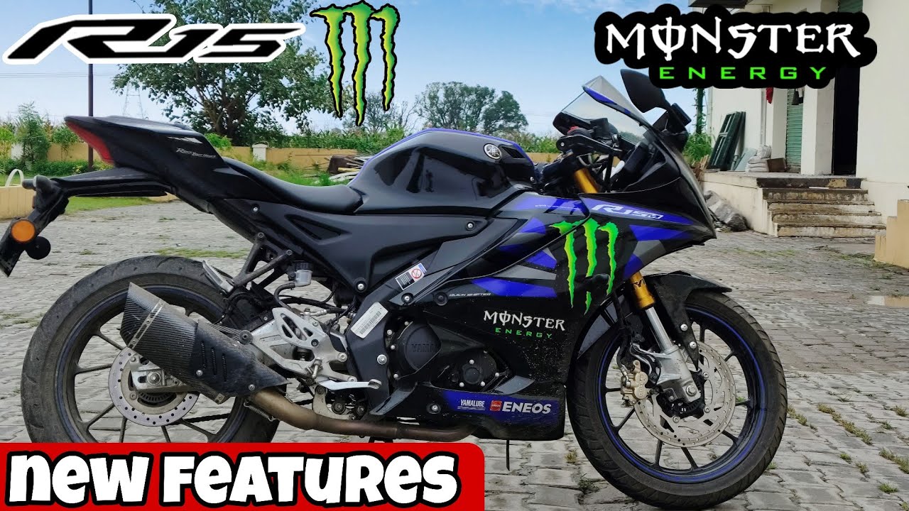 All new yamaha r15m monster energy edition || new features , navigation ...