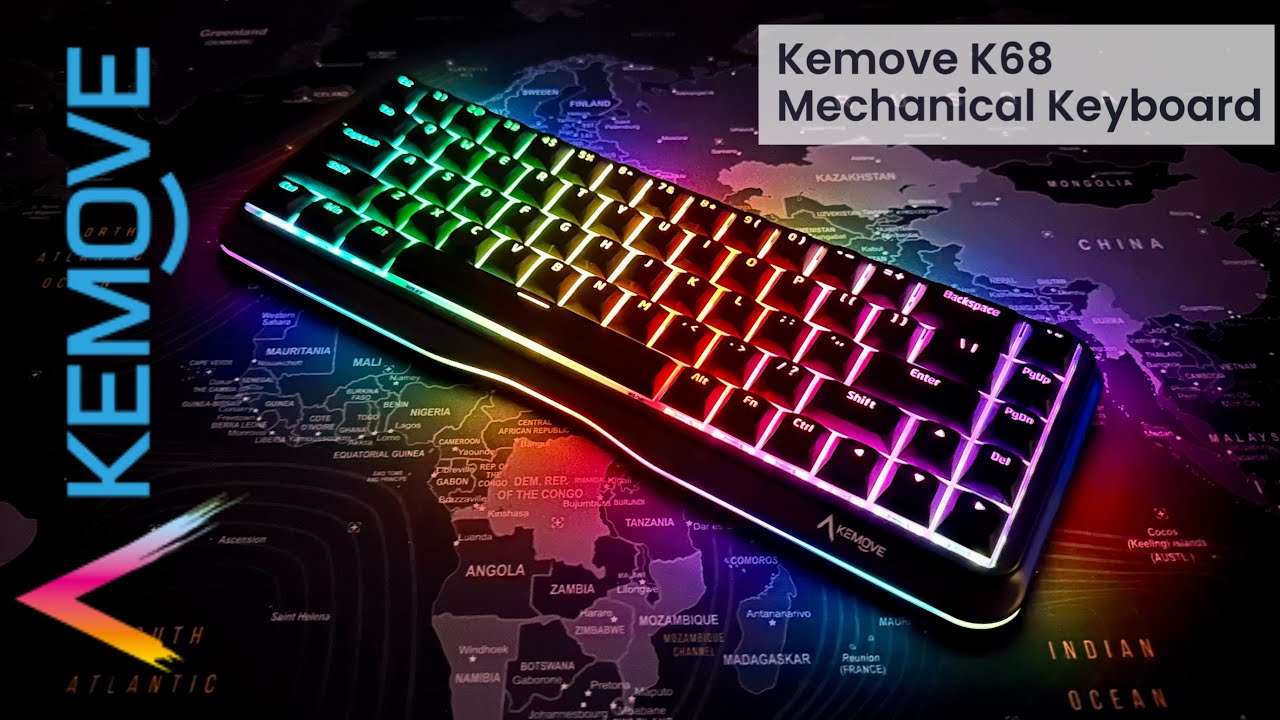 Kemove K68 Mechanical Keyboard - Unboxing and Hands-On - YouTube