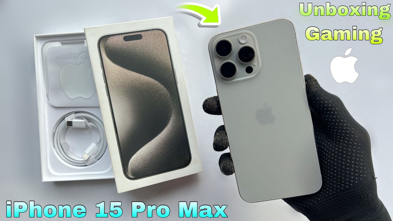 iPhone 15 Pro Max Unboxing and gaming and all features test, camera ...