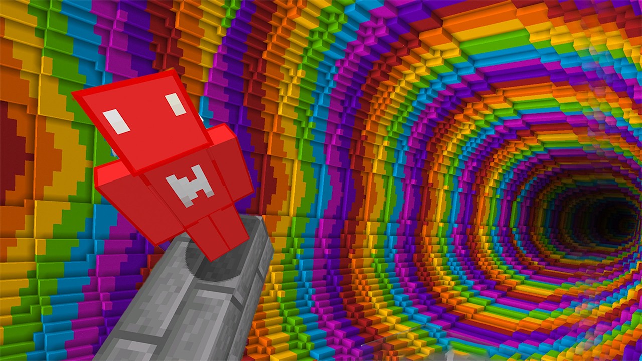 minecraft dropper but sideways - YouTube