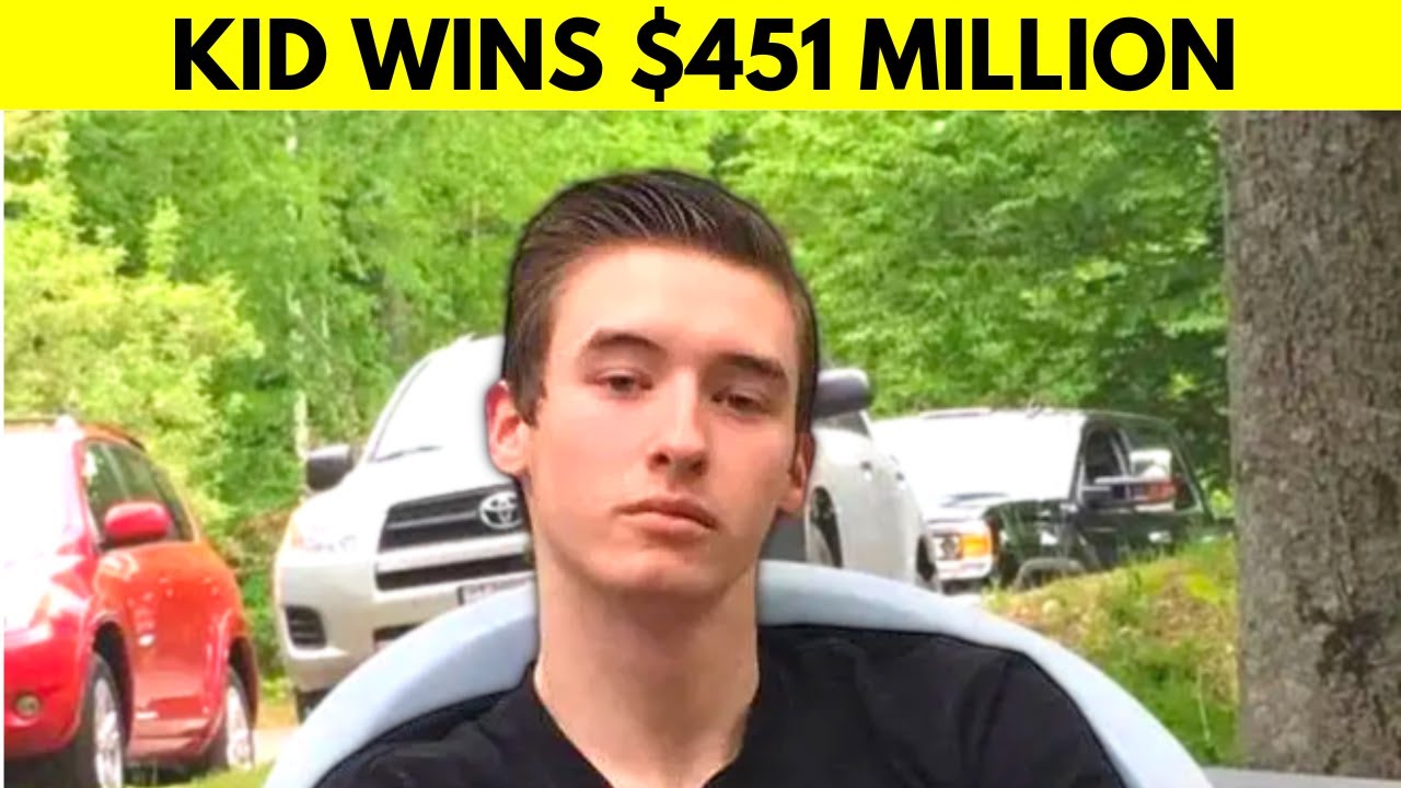 Lucky 20 Year Old KID Wins A $451,000,000 JACKPOT - YouTube