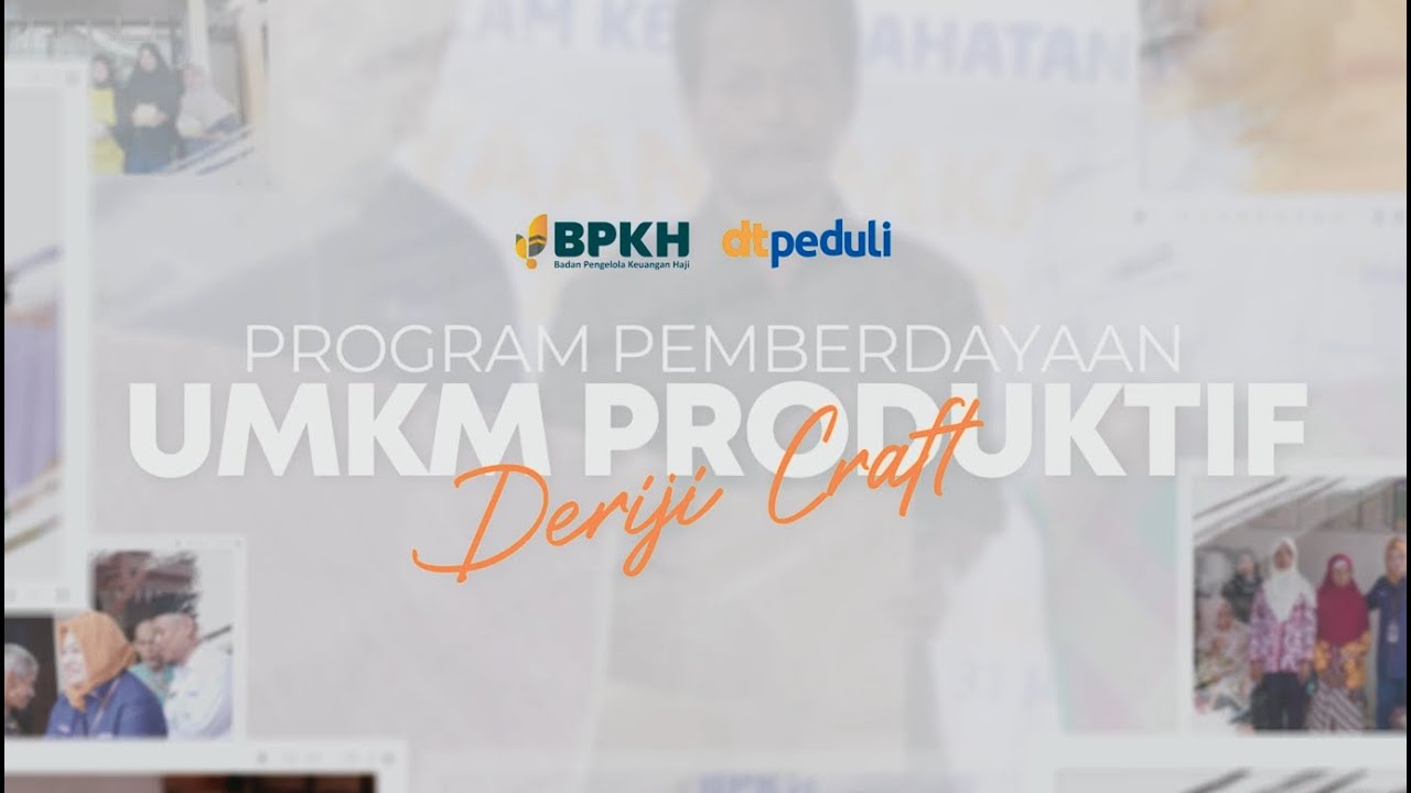 Pemberdayaan UMKM Produktif Deriji Craft | Pengadaan Alat Tenun dan mobil Operasional - YouTube