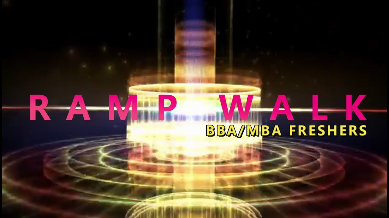 WORLD COLLEGE || RAMP WALK || BBA MBA FRESHERS - YouTube