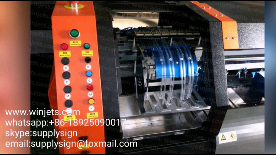 WinJET W7 heavy duty solvent printer - YouTube