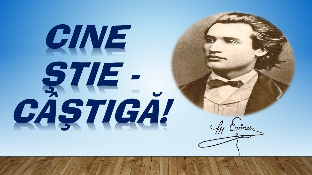 Cate informatii stii despre Eminescu 🦋 franturi din viata si opera ...