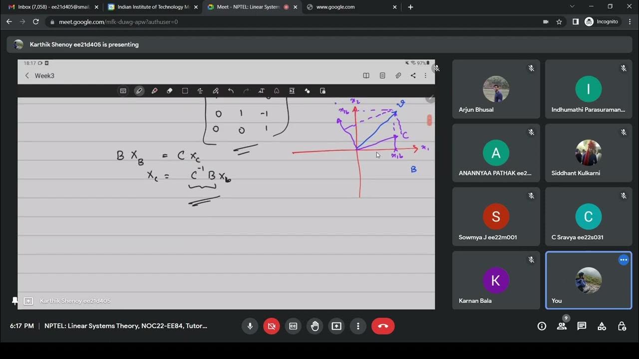 Linear systems theory: Tutorial-week 3 - YouTube