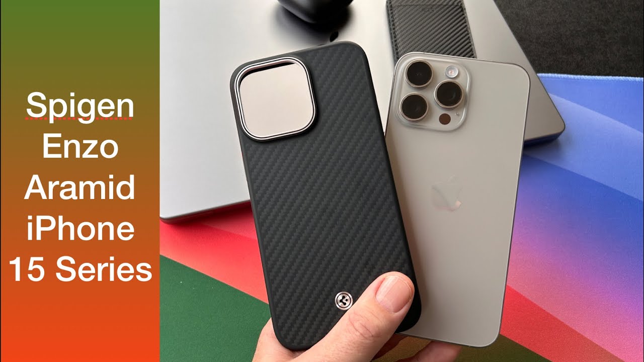 Spigen Enzo Aramid Case iPhone 15 Pro Max - YouTube