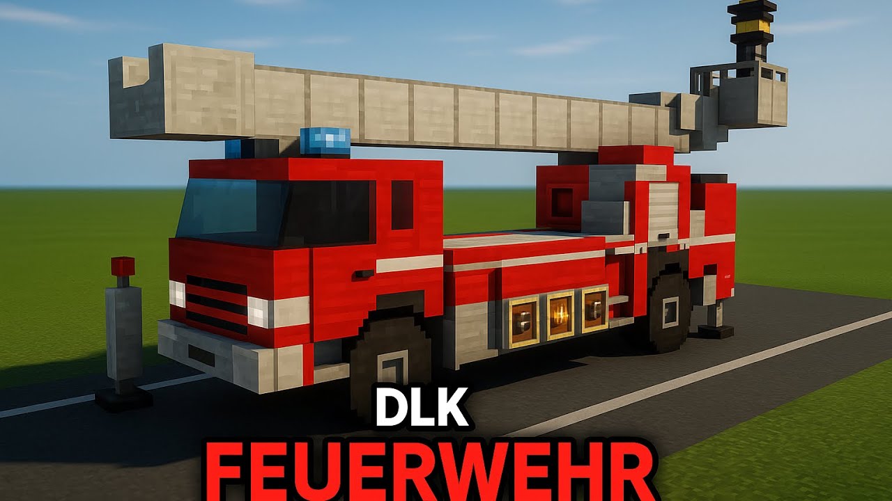 Minecraft Feuerwehr DLK Tutorial – Baue deine eigene Drehleiter!” - YouTube