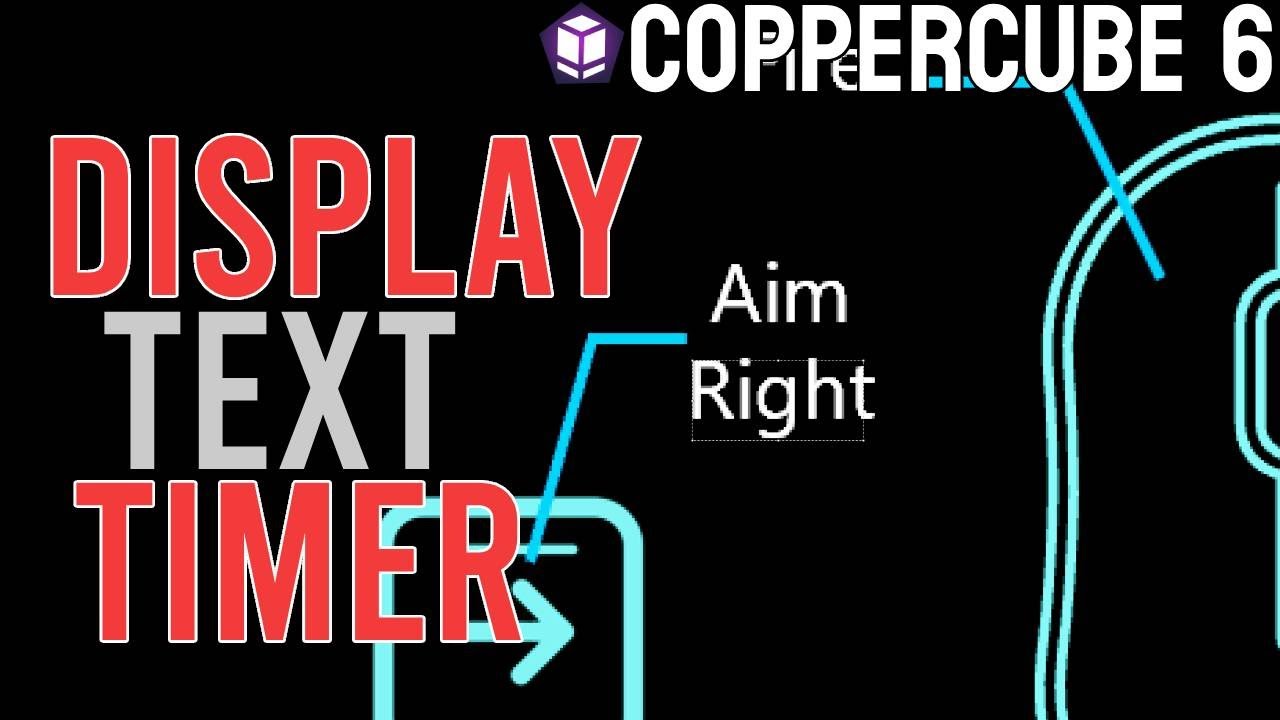 How To Make Text On A Timer | CopperCube 6 Tutorial - YouTube