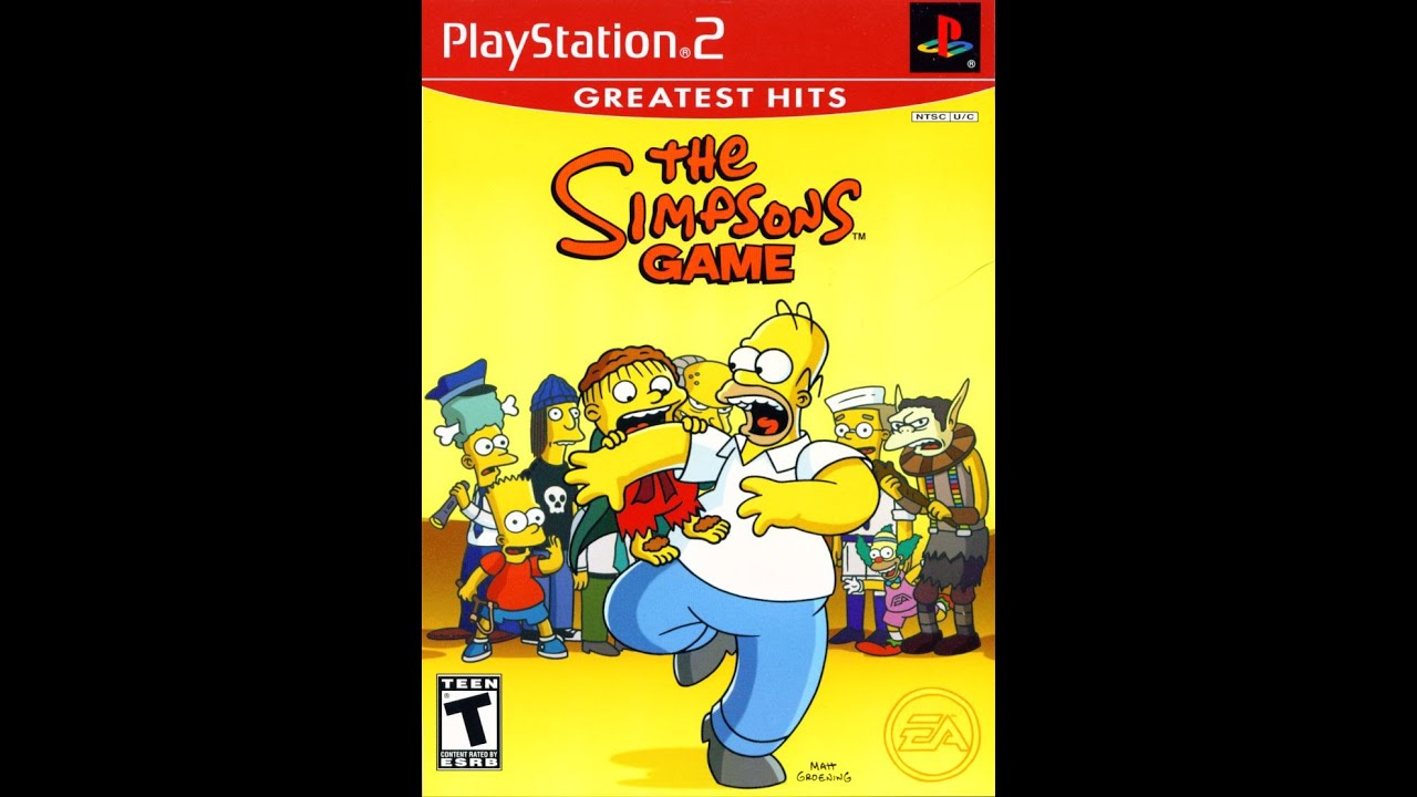 Opening to The Simpsons Game 2007 PS2 Game - YouTube