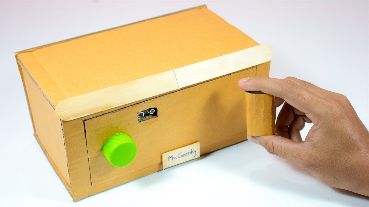 How to make electronic safe at home - YouTube