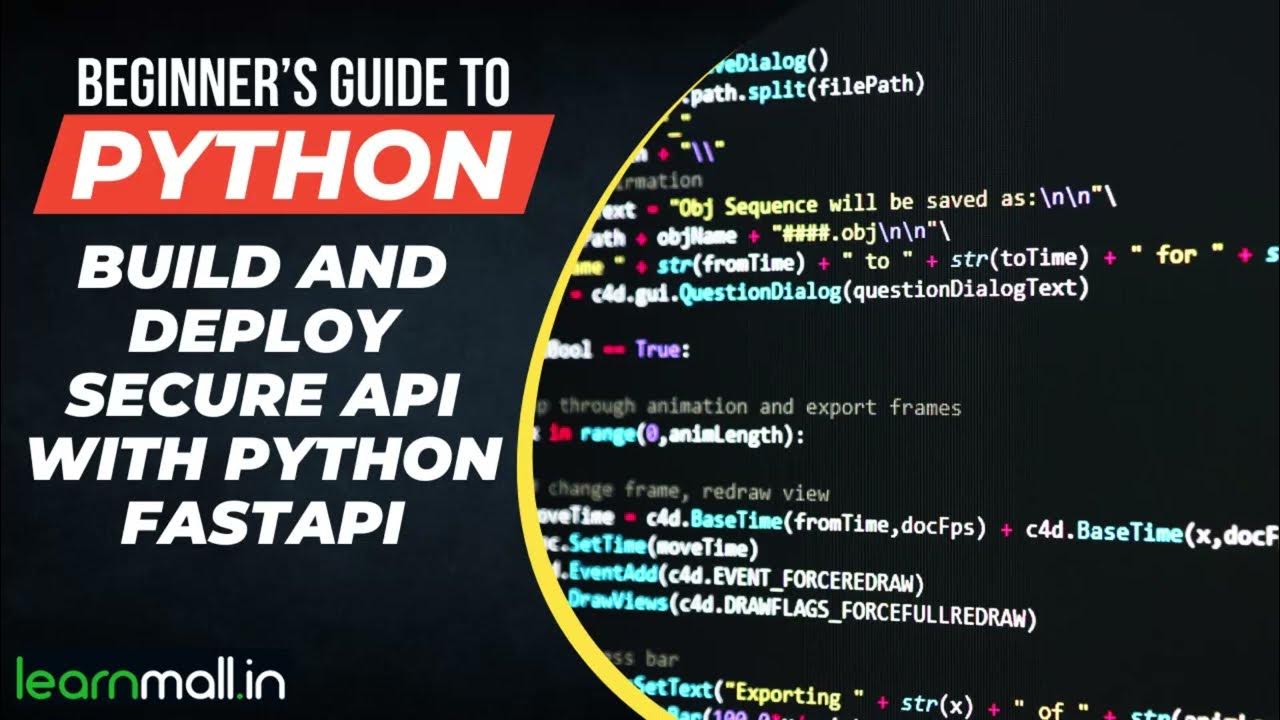 Build & Deploy Secure API with Python FASTAPI JWT SQLAlchemy - YouTube