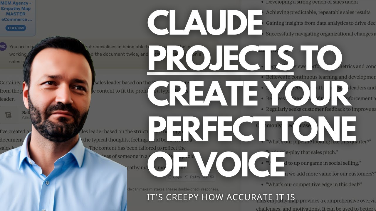 Mastering Tone of Voice with Claude Projects - YouTube