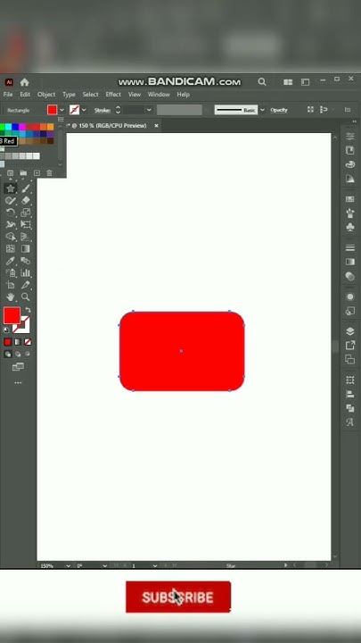 Create youtube logo in 12 seconds Illustrator #illustrator # ...