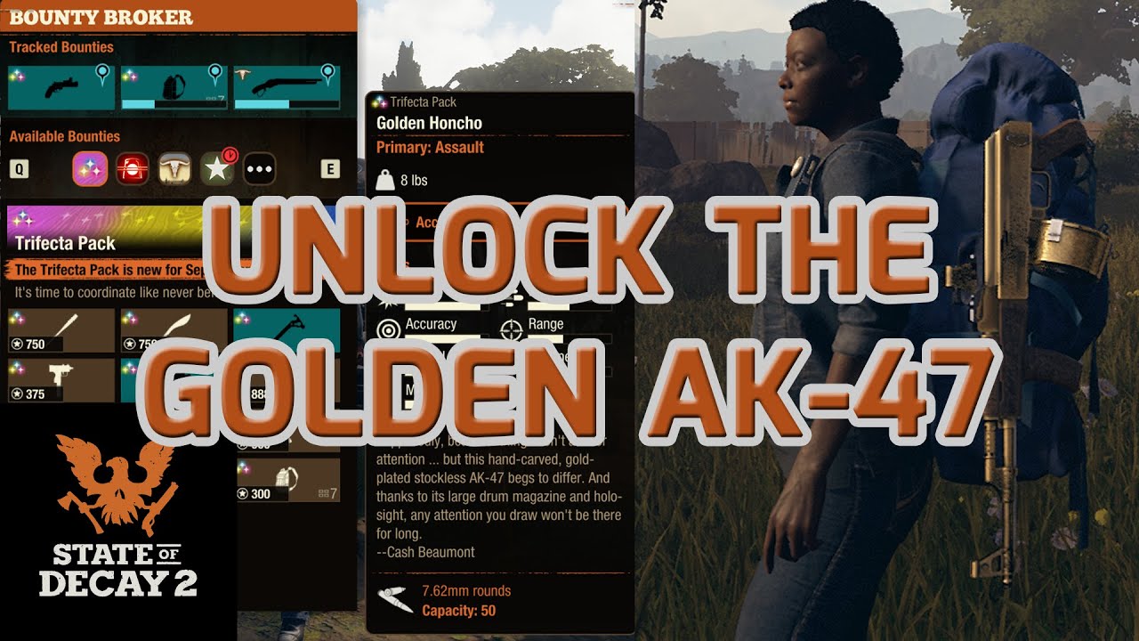 Dismember Zombie Arms to Get the Golden Honcho (AK-47) in State of ...