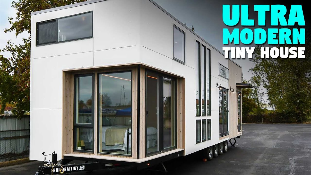 A tiny house with an open concept layout - YouTube