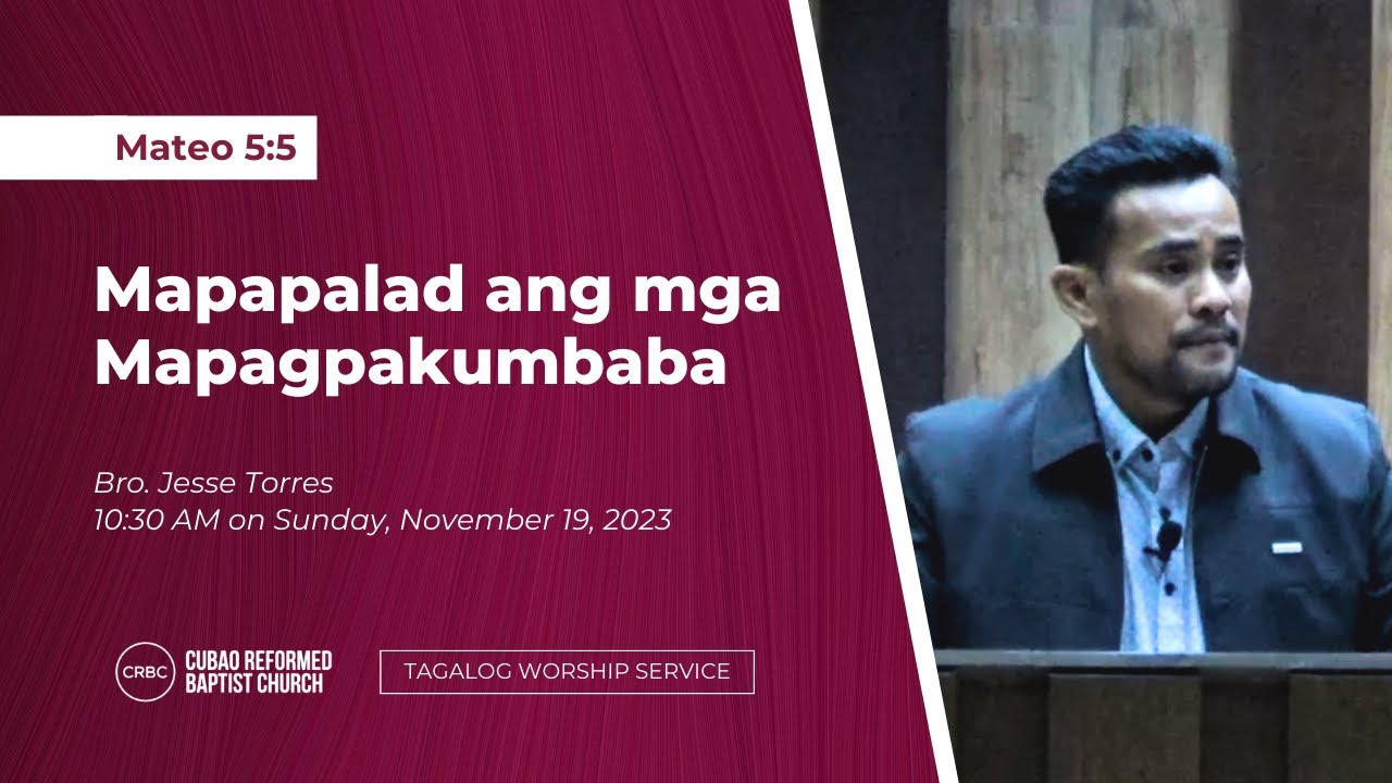 Jesse Torres - “Mapapalad ang mga Mapagpakumbaba” - YouTube