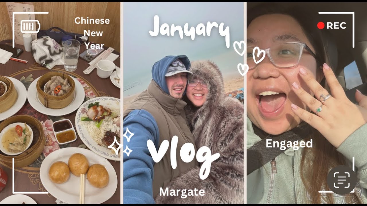 January Vlog | ENGAGED💍?! CHINESE NEW YEAR 🐍🏮🧧& MARGATE | Yuting Yan - YouTube