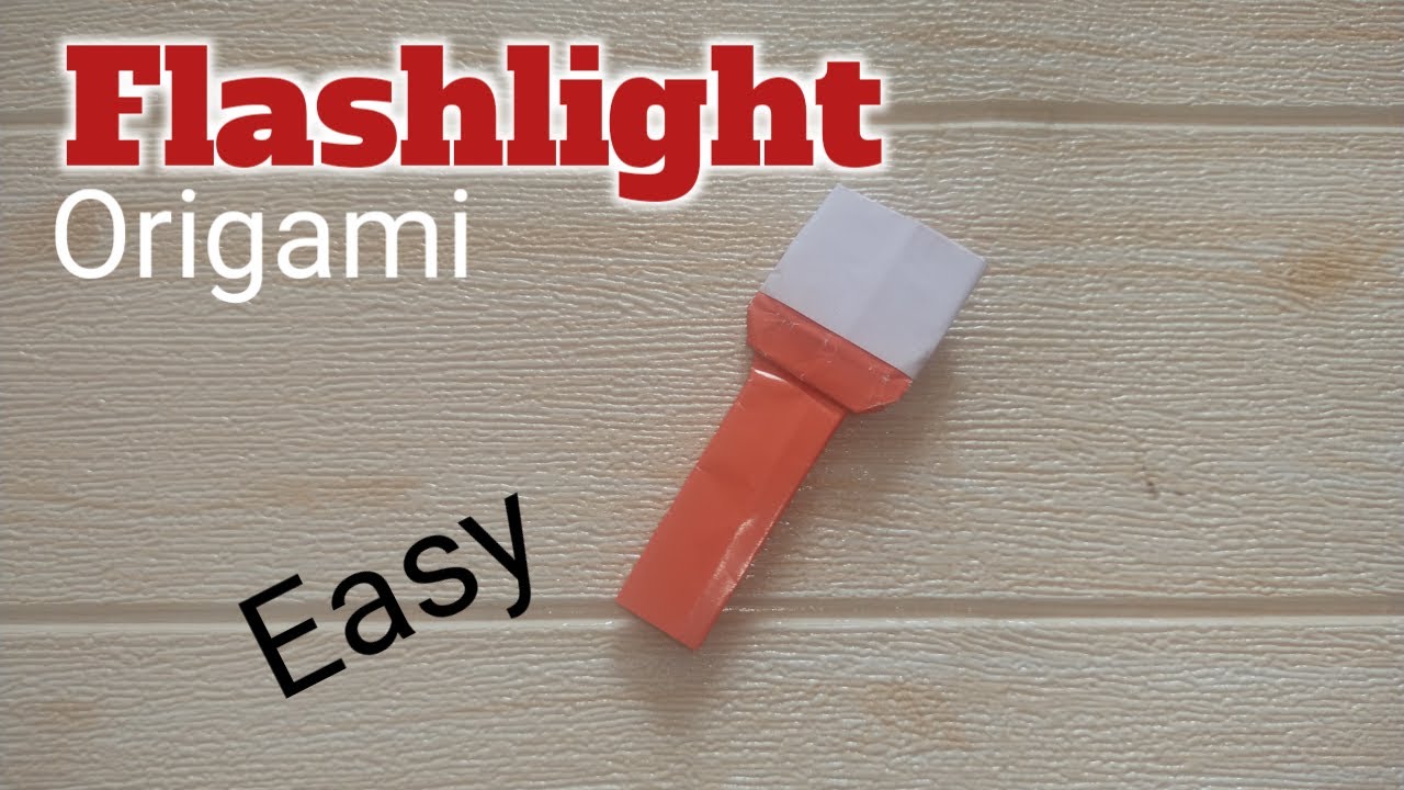 Easy Origami Flashlight Creations | DIY Paper Craft #origamipaper # ...