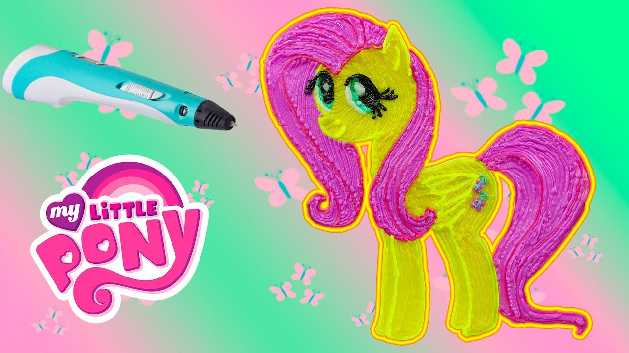 Fluttershy My Little Pony with 3d Pen! Amazing - YouTube