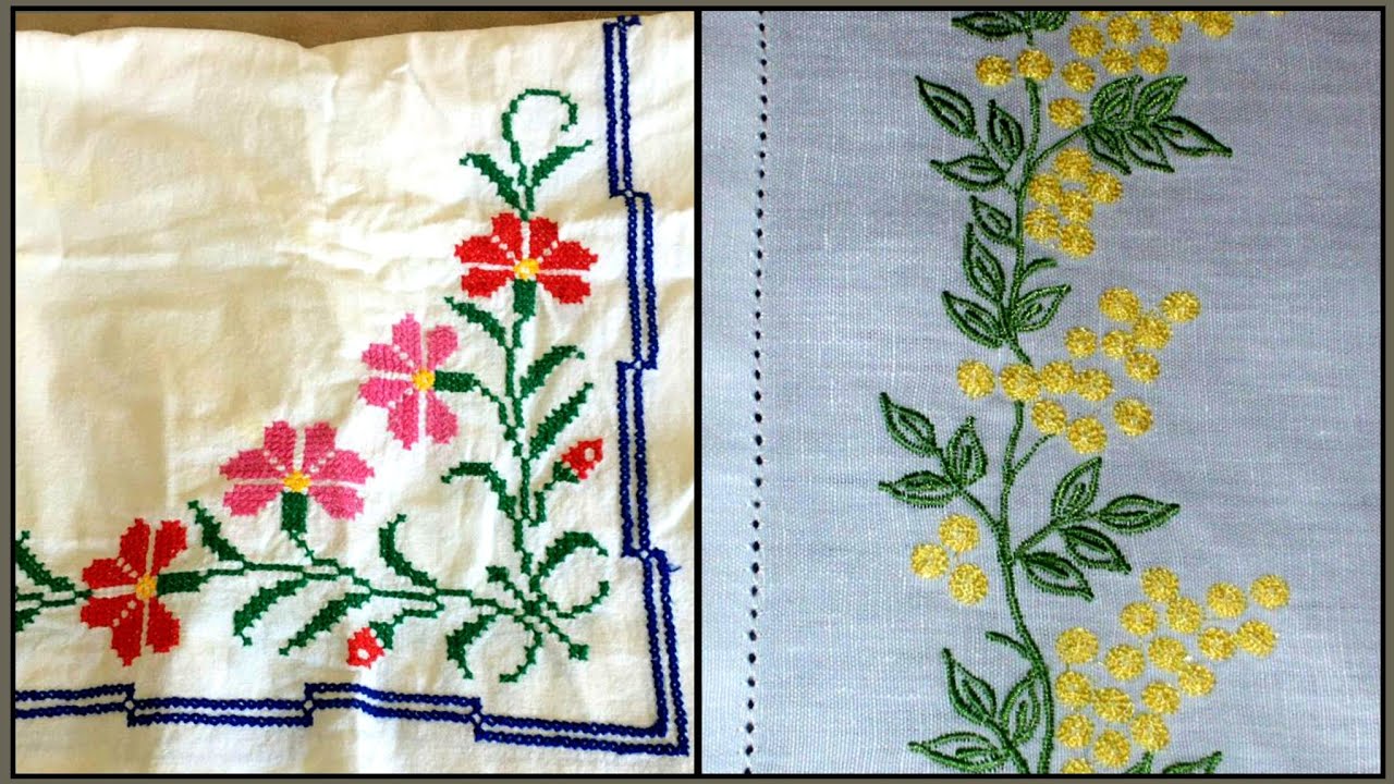 New attractive cross stitches hand embroidery designs unique Stylish ...