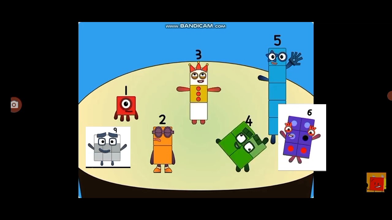 number blocks band 1 to 9 - YouTube
