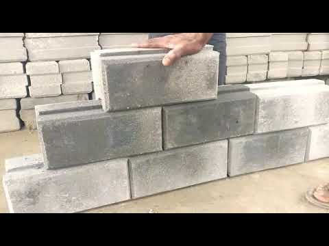 Interlock BRICKS for wall construction instead of HOLLOW BLOCKS - YouTube