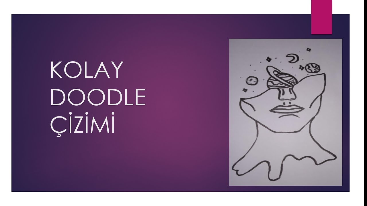 Kolay Doodle çizimi/ Easy Doodle/Hobi/Karakalem çalışması - YouTube